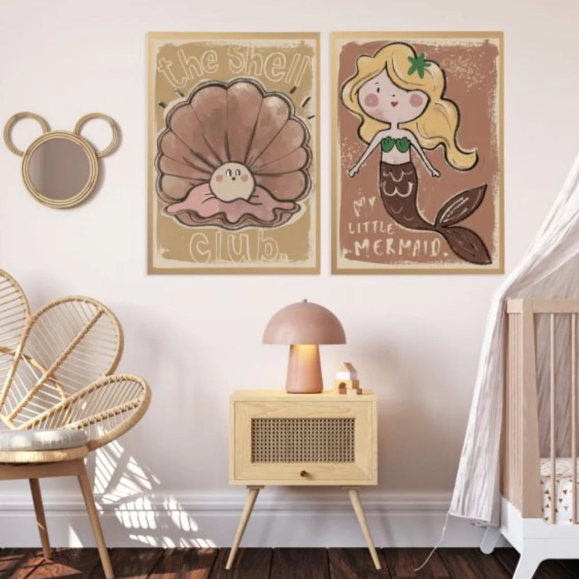 Studio Loco Poster „Mermaid" – Herzstück Conceptstore